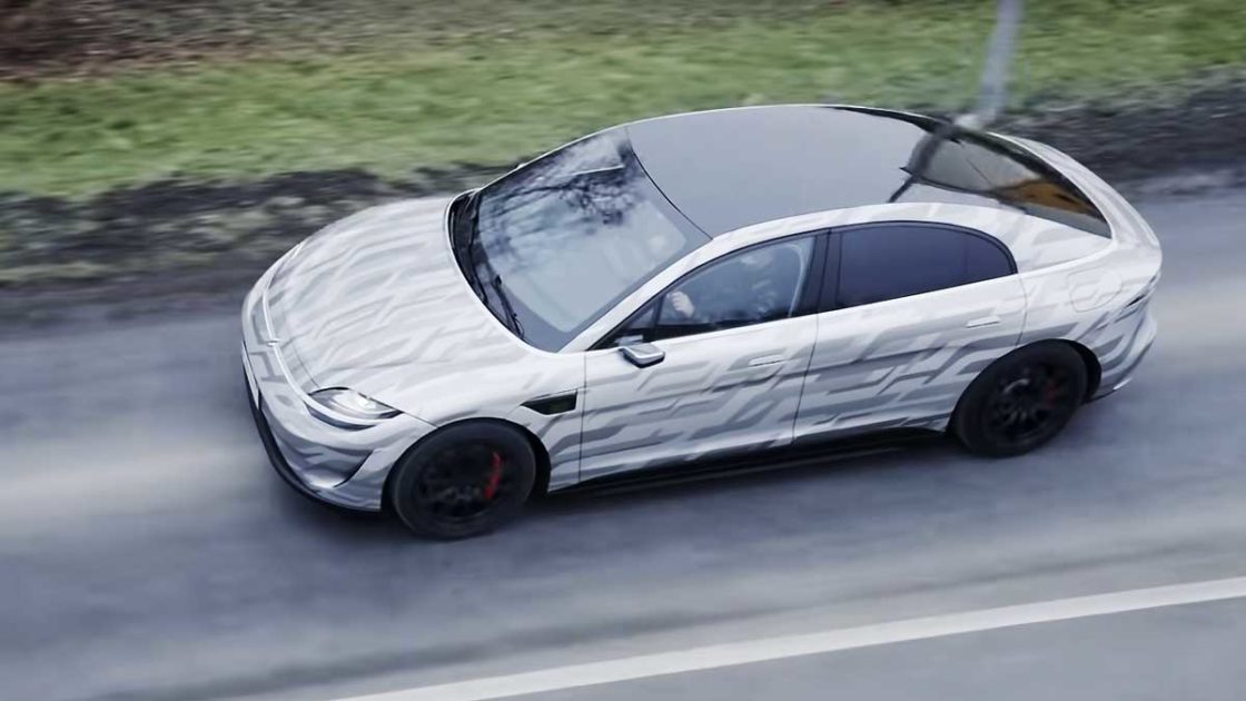 Sony releases video of Vision-S electric car prototype test drive
