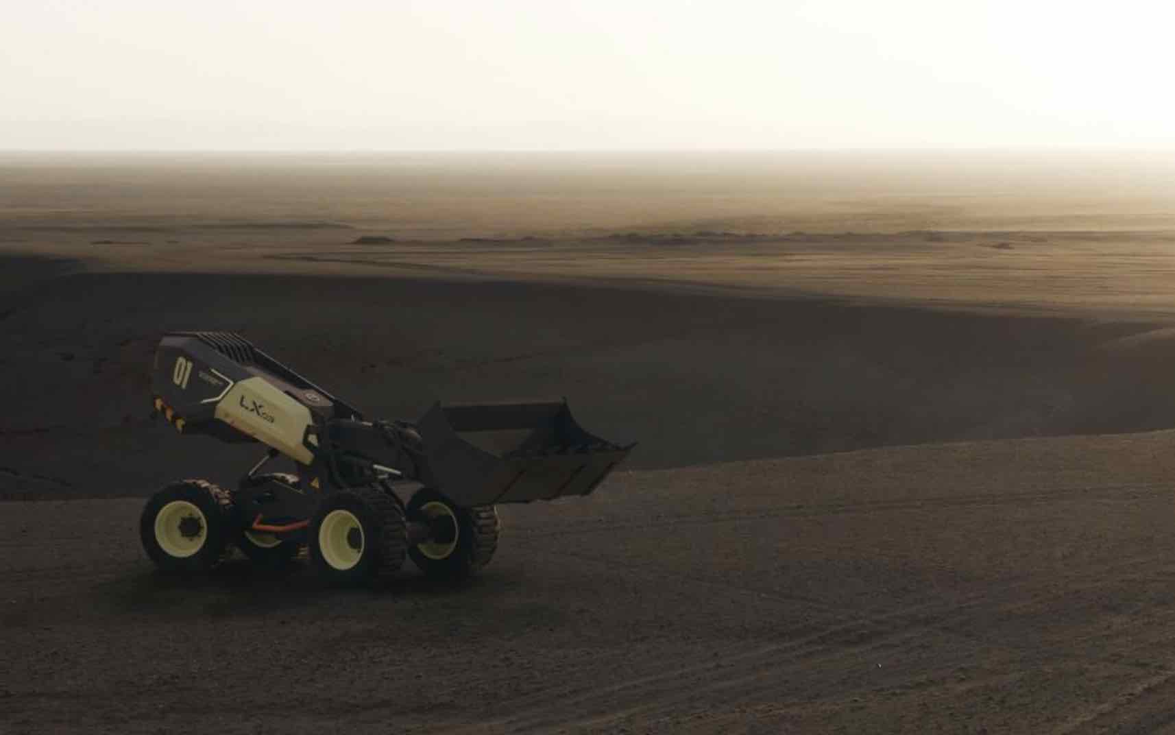 Volvo's autonomous electric loader that started out as a Lego toy