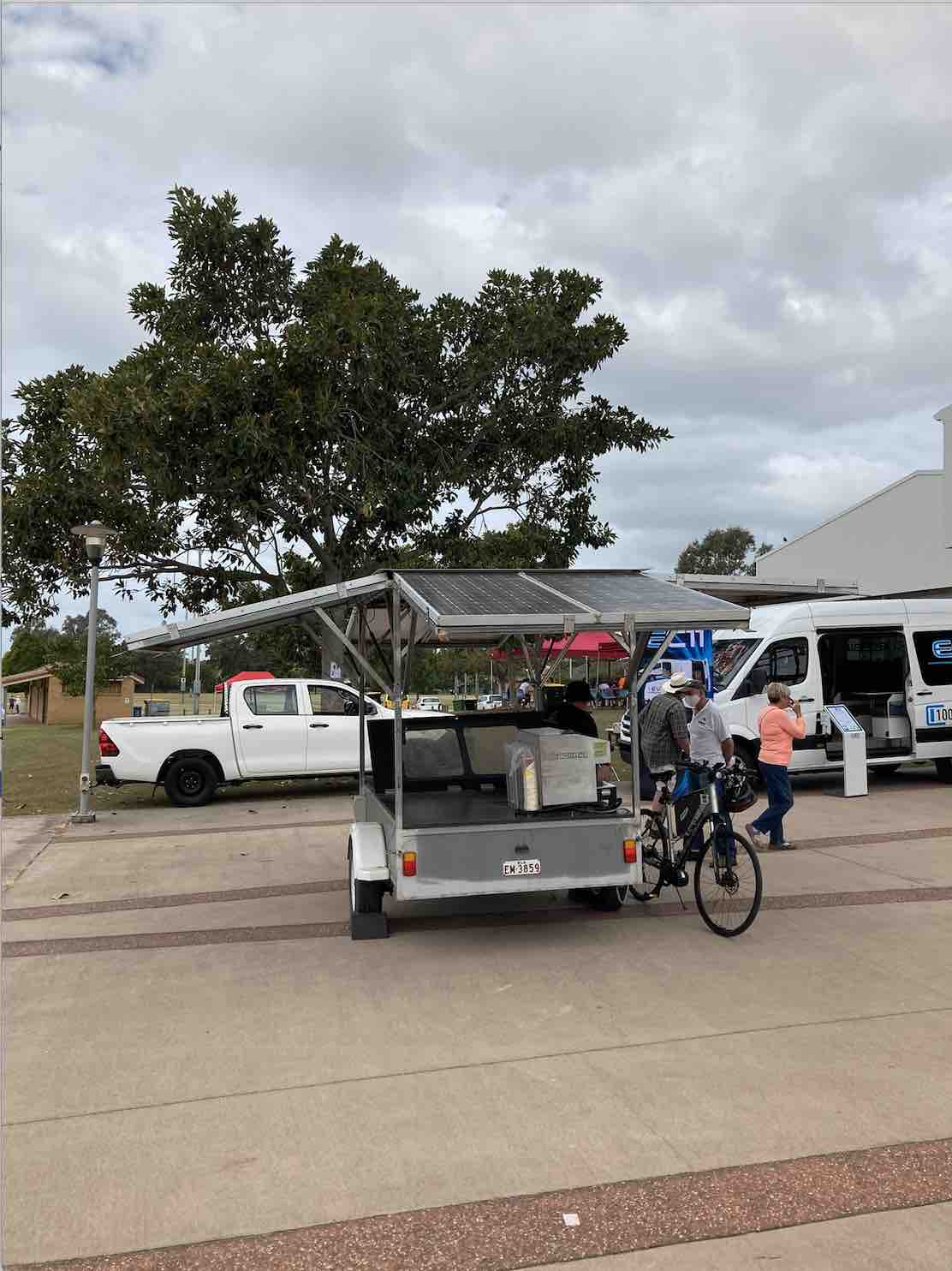 The coffee cart powered by solar and batteries that were headed for ...