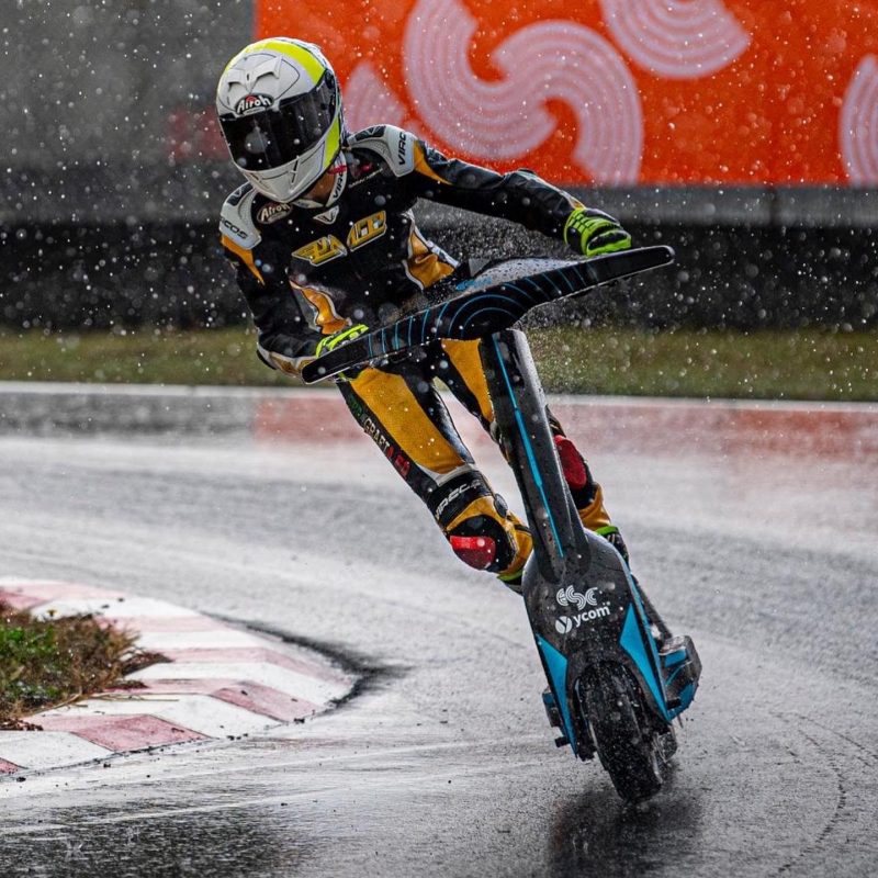 First e-scooter championship attracts stars from speed skating ...