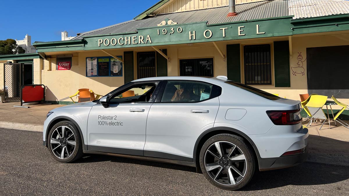 Video: EV roadtrippers slow down and smell the desert roses