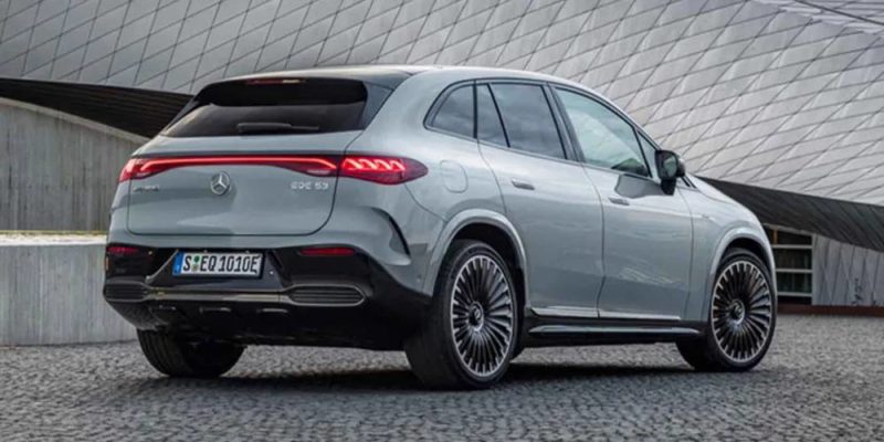 Mercedes Benz unveils large EQE electric SUV in Paris