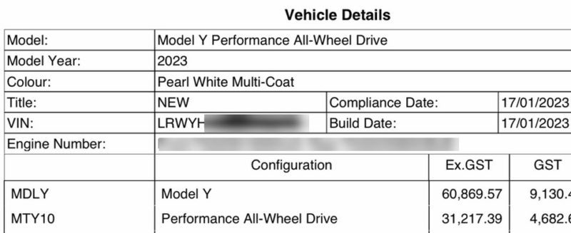 First 2023 Tesla Model Y Performance cars built for NZ, Australia to follow