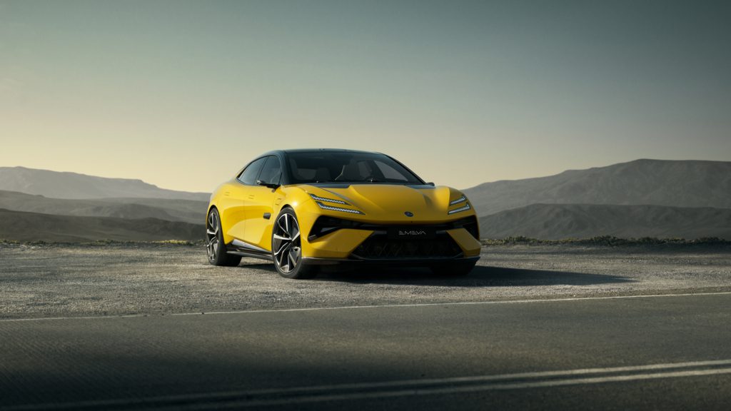 Lotus unveils four door, high-performance and fully electric sedan