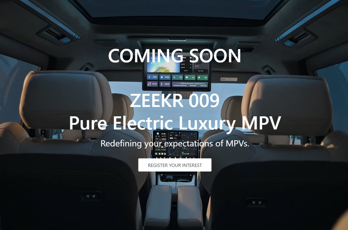 Chinese EV brand Zeekr quietly launches Australian website ahead of ...