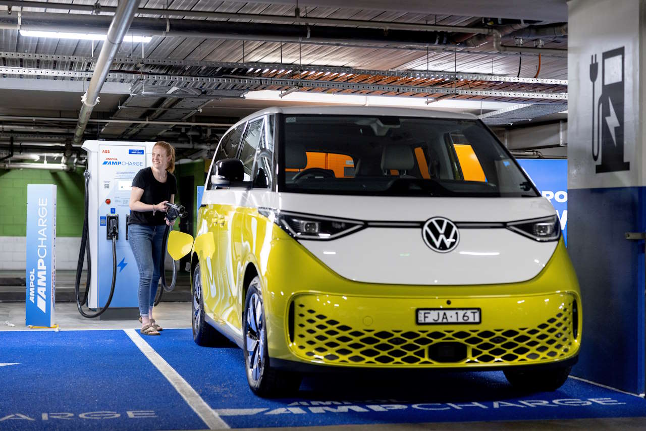 Ampol rolls out first EV charging bays located away from convenience stores