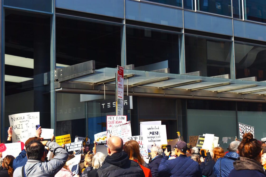 "Tesla Takedown:" Protests erupt across US to rally against Elon Musk