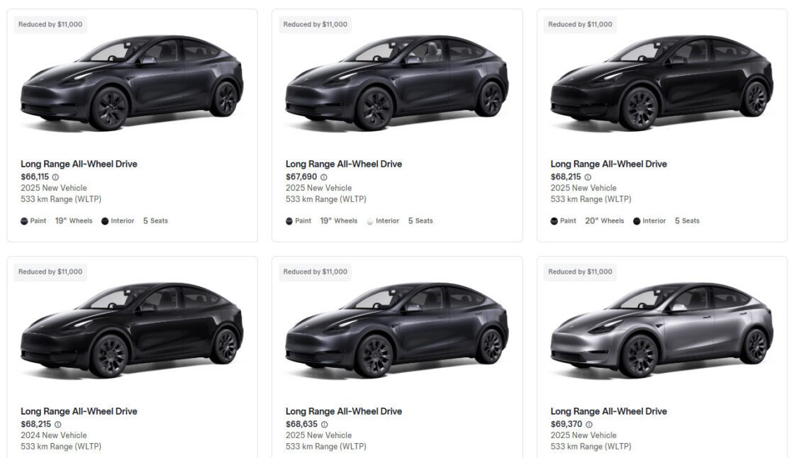 Tesla offers more new incentives to boost sales of Model Y